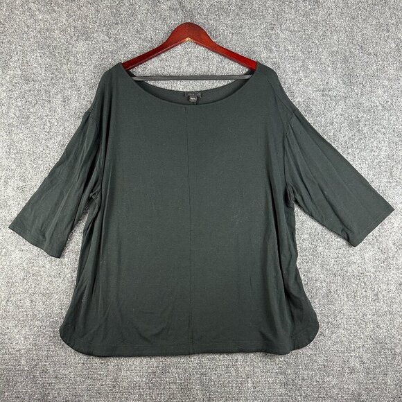 J. Jill | Tops | J Jill Top Womens Xl Wearever Collection Black 34 ...